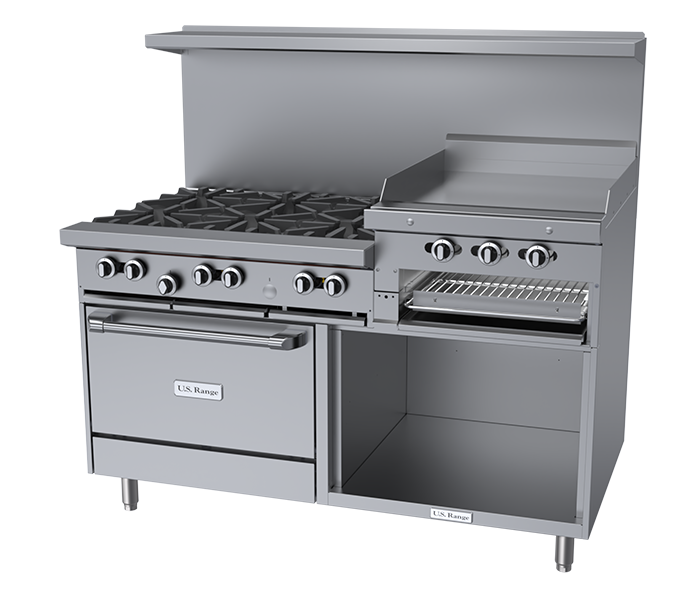 McDonald's - US Range U60-6R24 U-Series 60" Wide Range with Raised ...